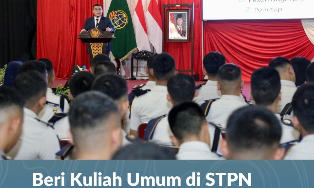 Beri Kuliah Umum di STPN Yogyakarta, Wamen Ossy: Tumbuhkan Jiwa ...